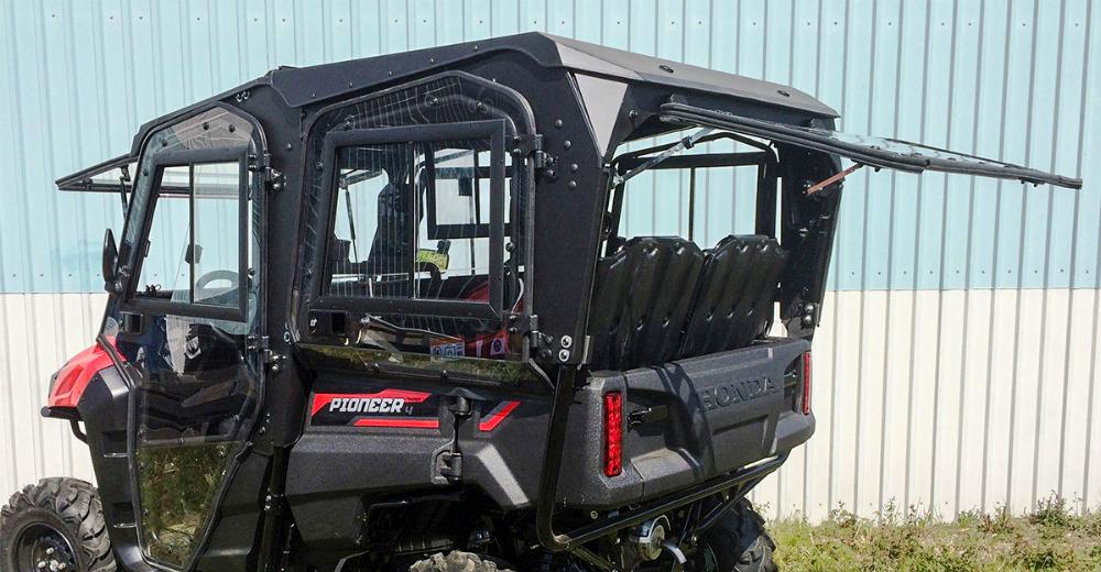 UTV CAB REAR ROOF/BACK PANE W/REAR DOORS #2465 – MX PowerPlay