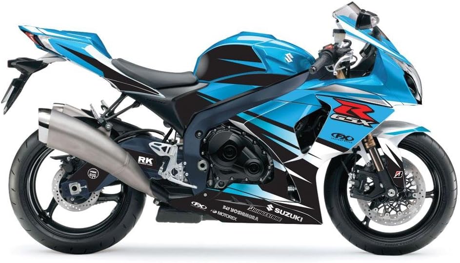 Factory Effex EV-R Series OEM Blue Complete Street Bike Graphic Kit#15 ...