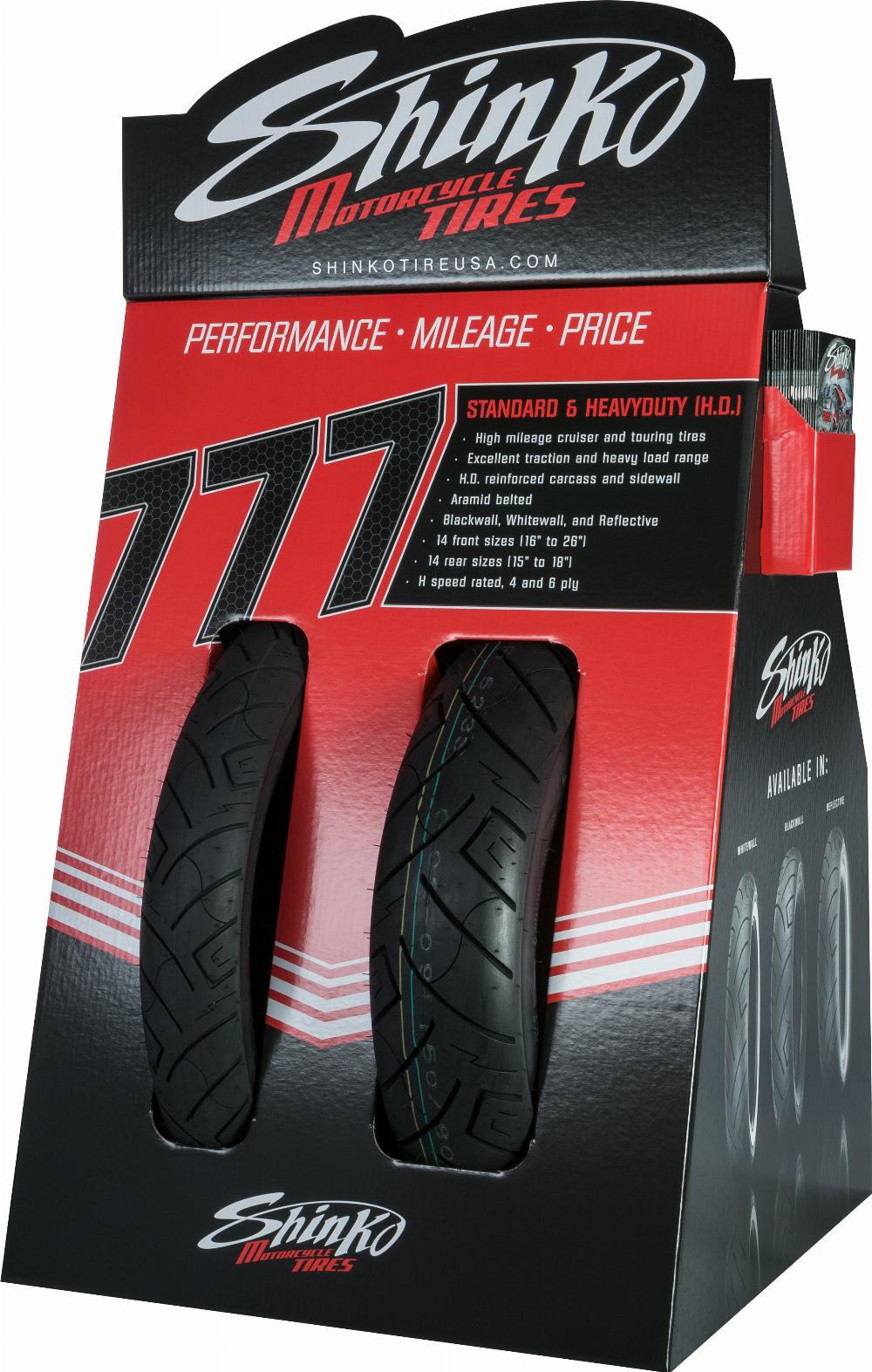 TIRE DISPLAY SHINKO 777 CORRUGATED #SHINKO DISP – MX PowerPlay