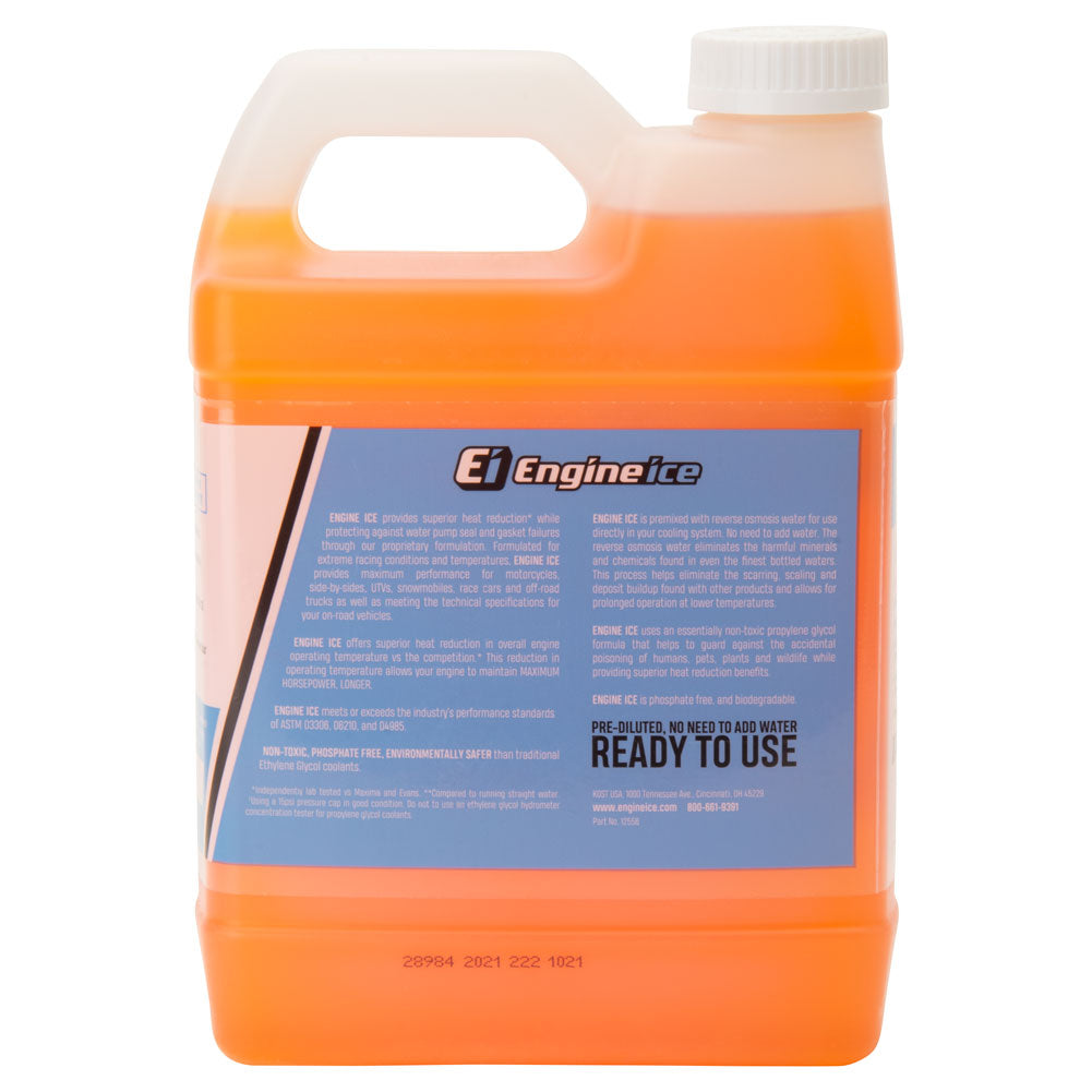 Engine Ice Hi-Performance SXS/ATV Coolant + Antifreeze 1/2 Gallon #125 ...