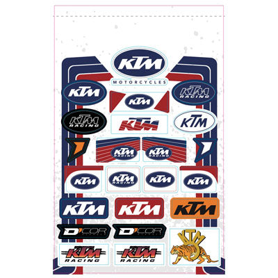 D'Cor Visuals KTM Retro Decal Sheet#40-30-103 – MX PowerPlay