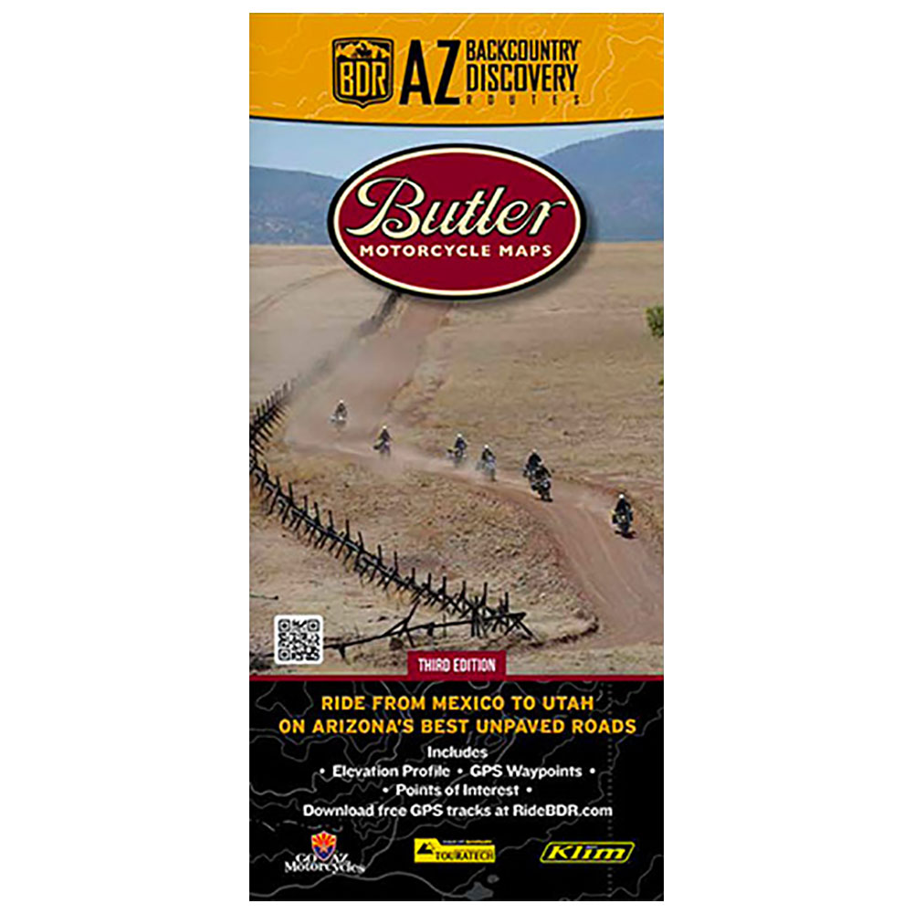 Butler Motorcycle Maps Arizona Backcountry Discover Route: Dual Sport ...