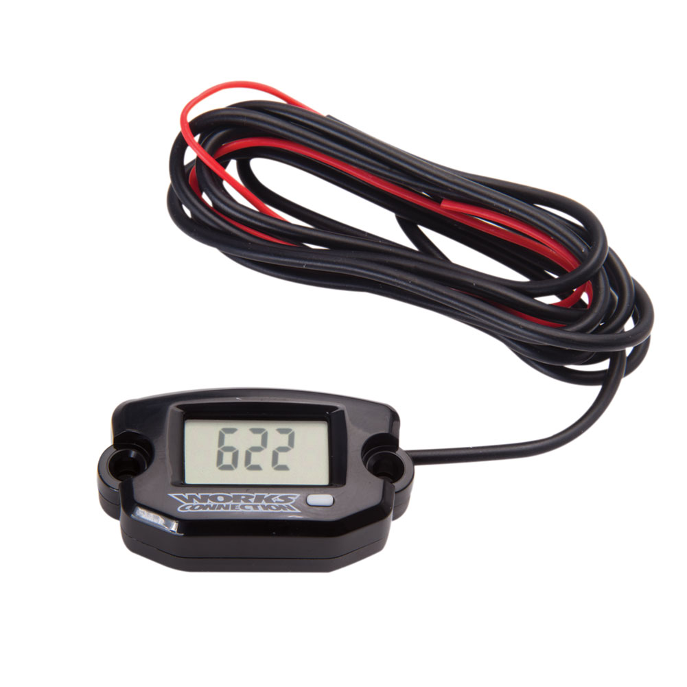 Works Connection Tach/Hour Meter with Resettable Maintenance Timer #37 ...