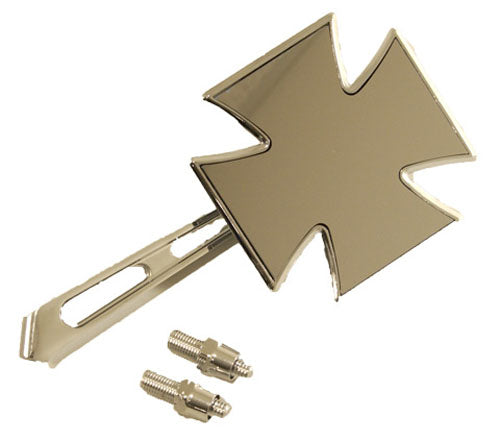 Emgo 20-34863A Maltese Cross Mirror #20-34863A – MX PowerPlay