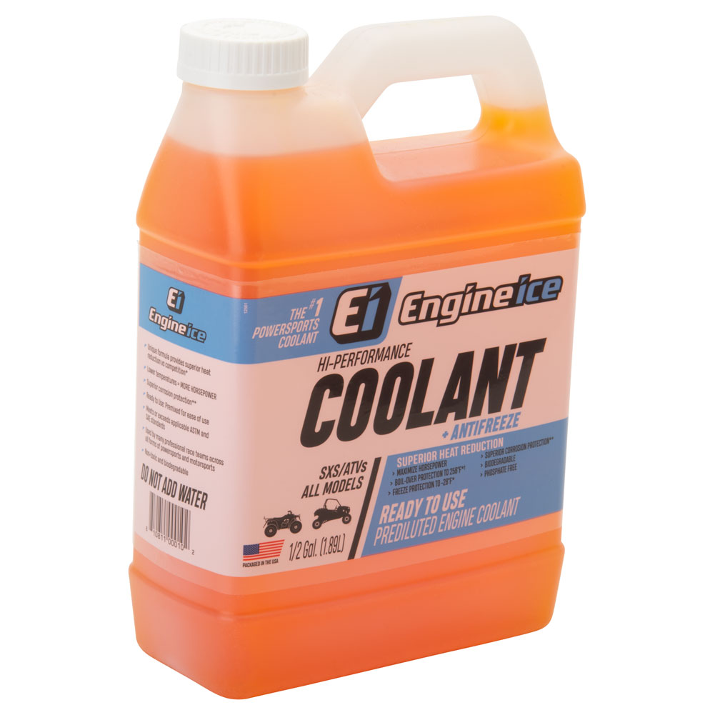 Engine Ice Hi-Performance SXS/ATV Coolant + Antifreeze 1/2 Gallon #125 ...